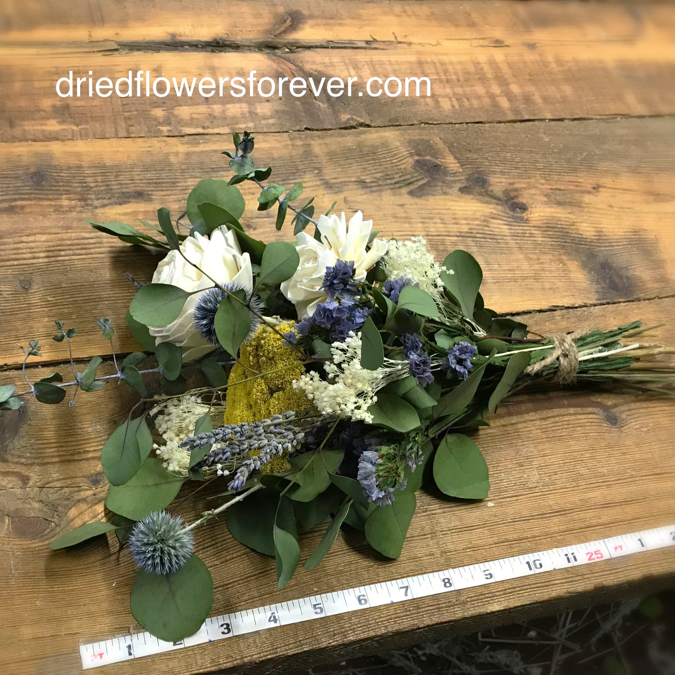 Dried Flower Bouquet - Blue - Gift – Dried Flowers Forever